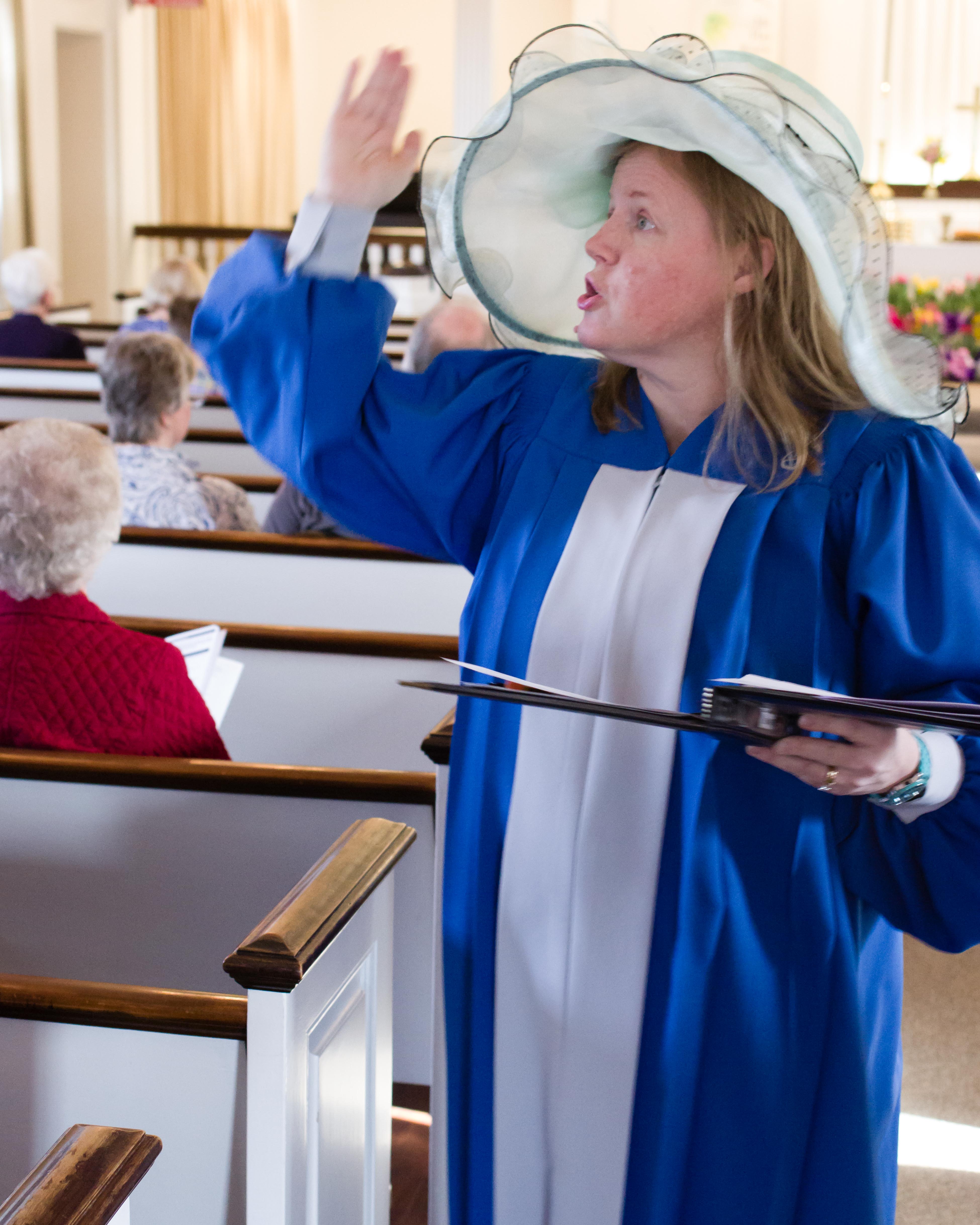 The perils of directing the choir in a fancy Easter bonnet – Easter ...